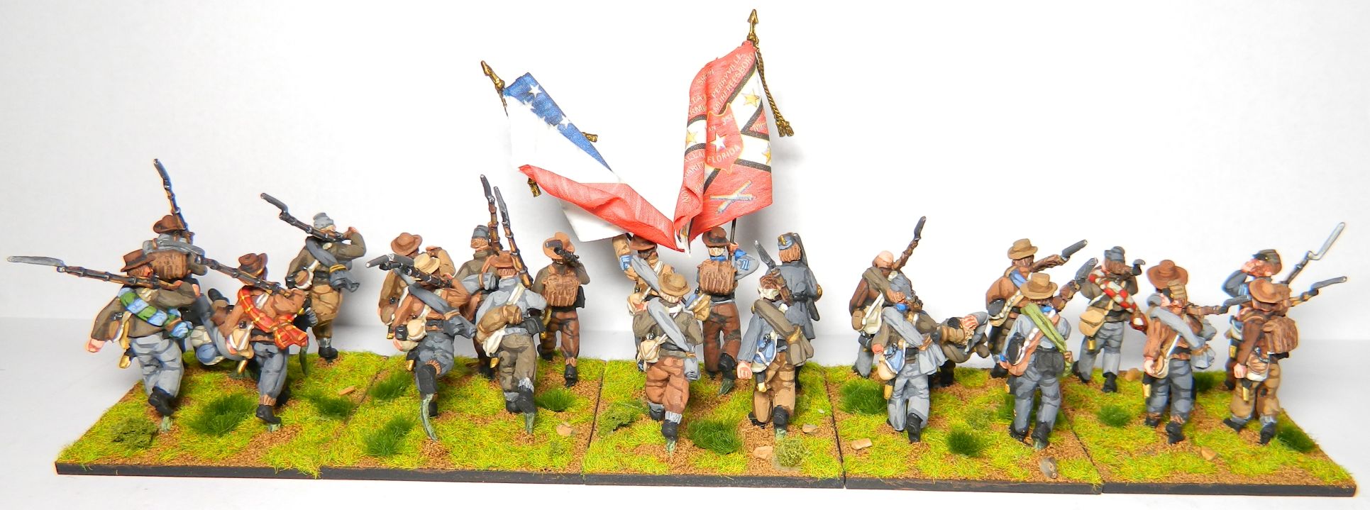 MacPhee's Miniature Men: More 40mm ACW Rebel Infantry