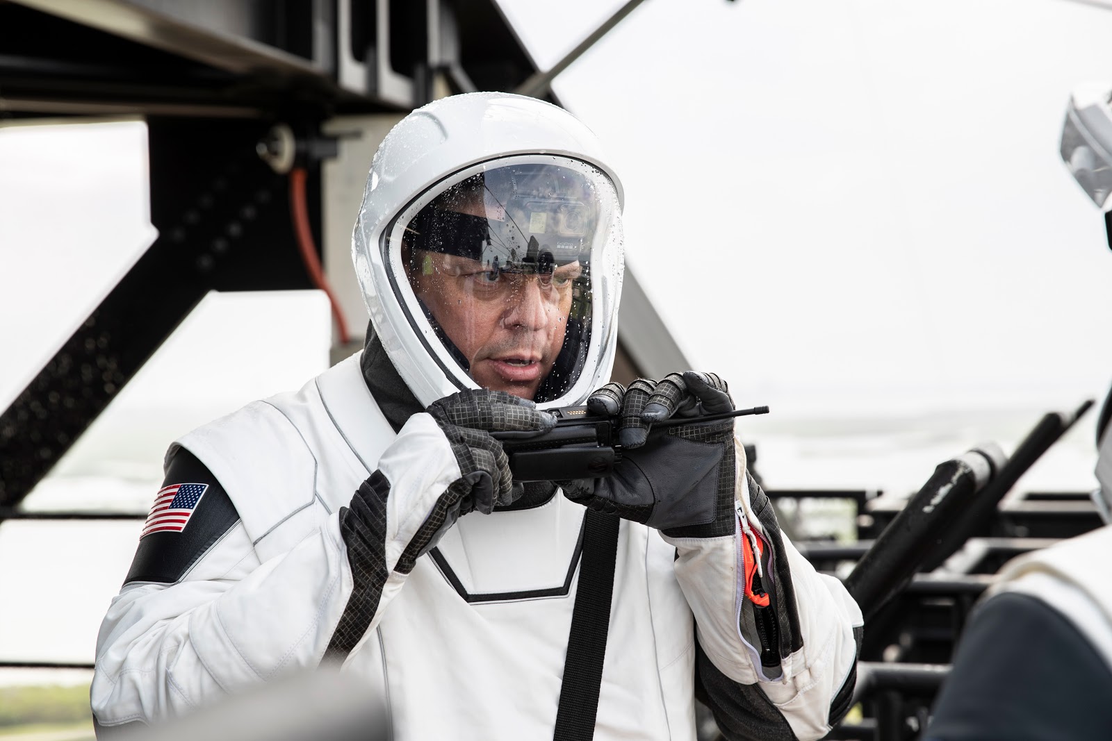 Friends of NASA: NASA Astronaut Bob Behnken in SpaceX Crew Dragon Spacesuit