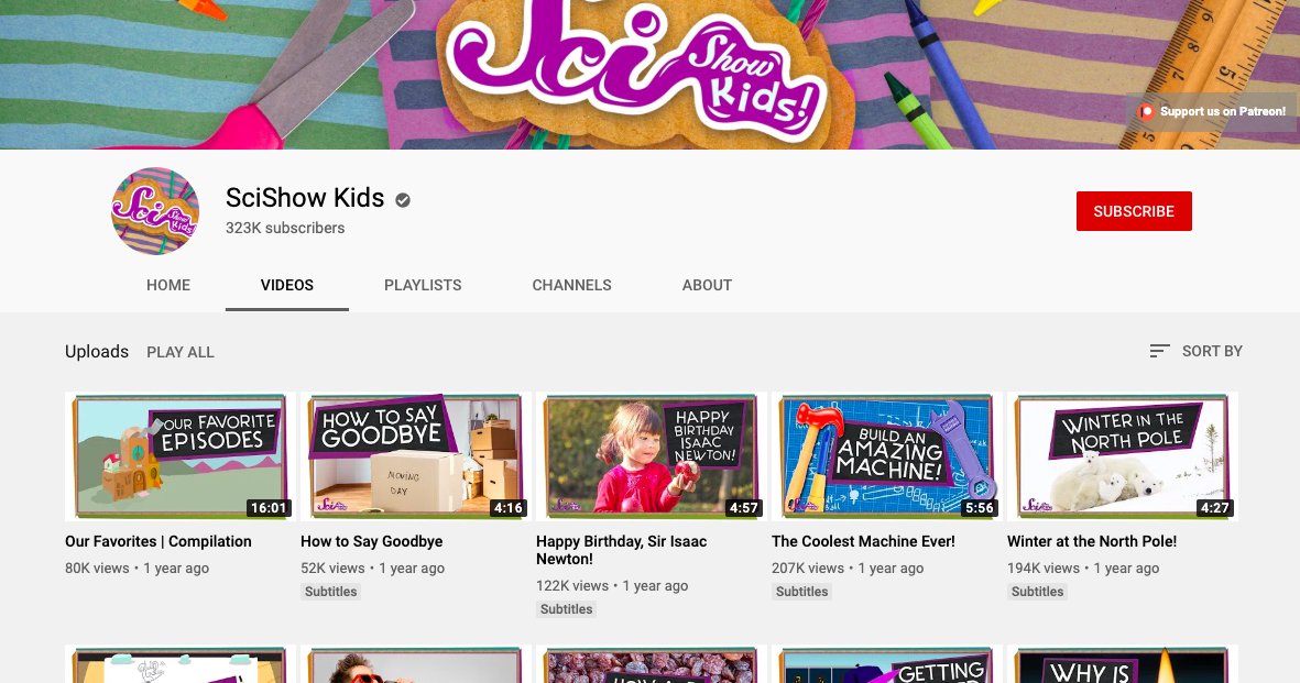 Whanaketanga Student Blog : SciShow Kids