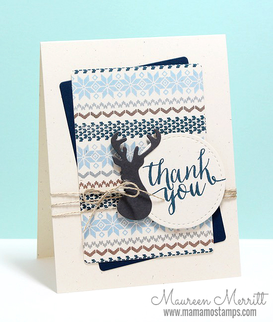 Stamp Away With Me: Throwback Thursday Challenge #8 - Fair Isle Backgrounds