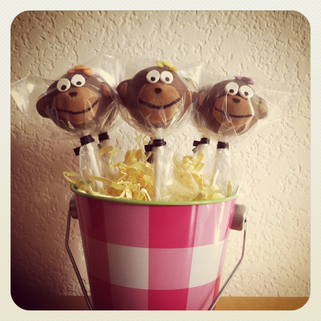 vypassetti cake pops: Monkeys