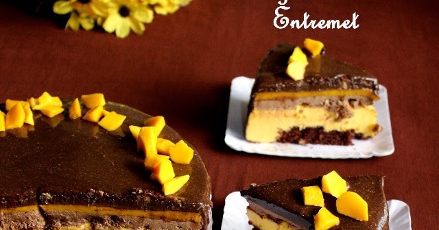 Mango and Chocolate Entremet ~ Full Scoops - A food blog with easy ...