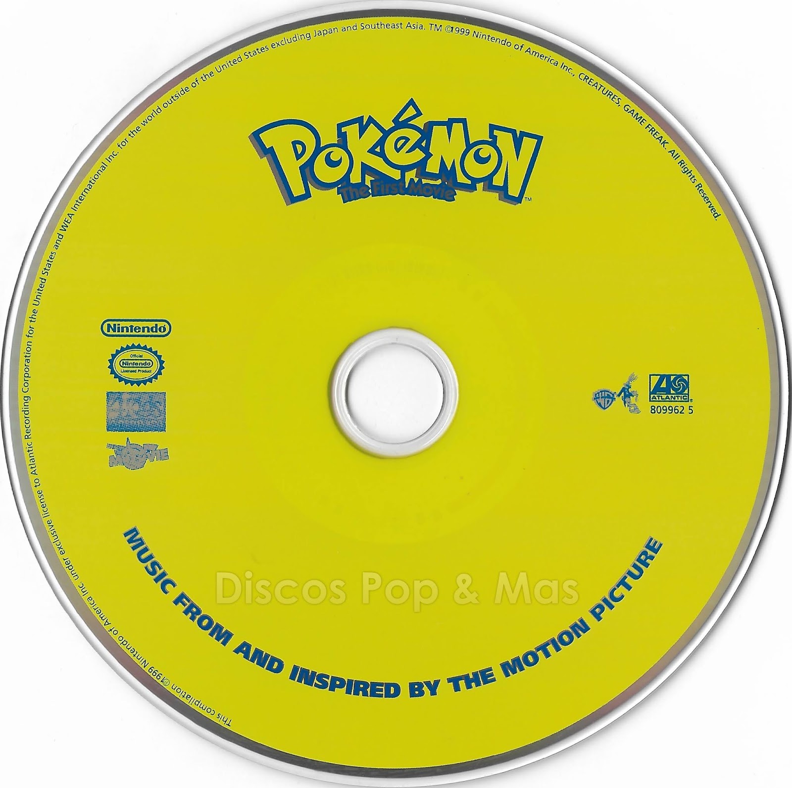 Discos Pop & Mas: Pokemon: The First Movie (Soundtrack)