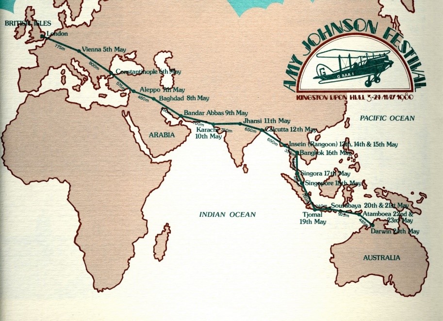 Hull History Centre: Tribute to Amy Johnson