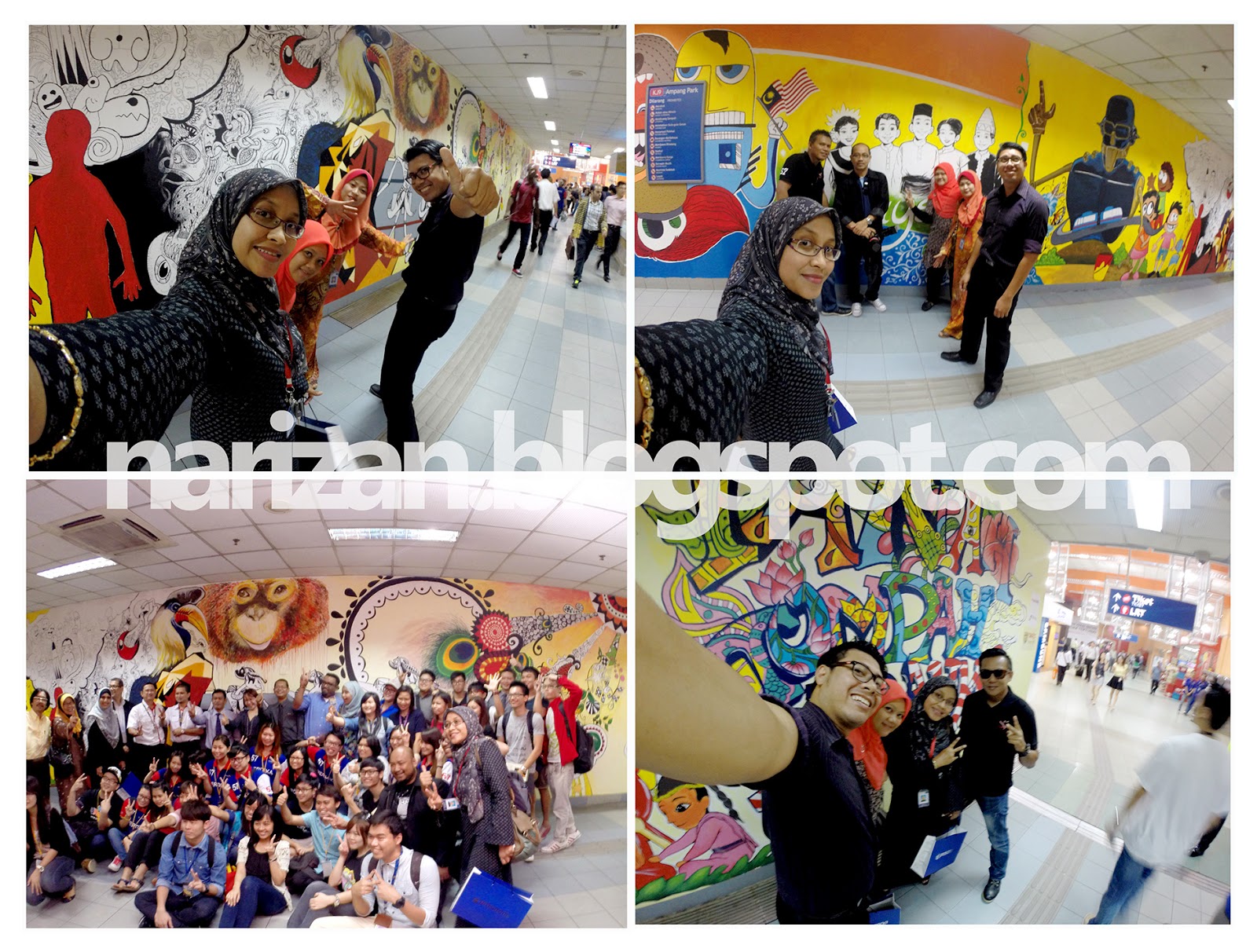 yantz-yeem: Aktiviti menconteng dinding @ LRT Ampang