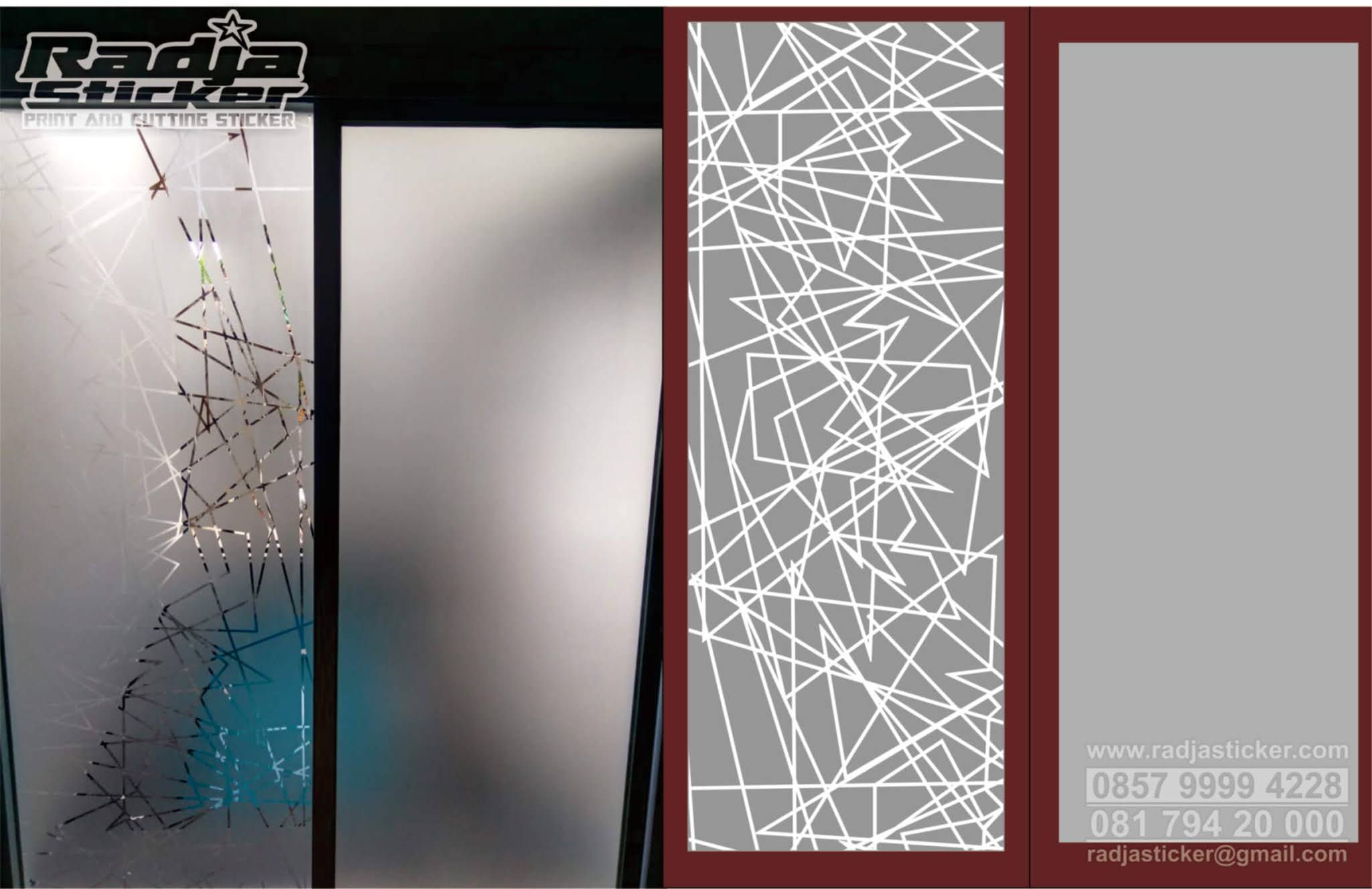 Stiker Kaca Anti Retak | Stiker Kaca Tahan Panas | Sandblasting Kaca ...