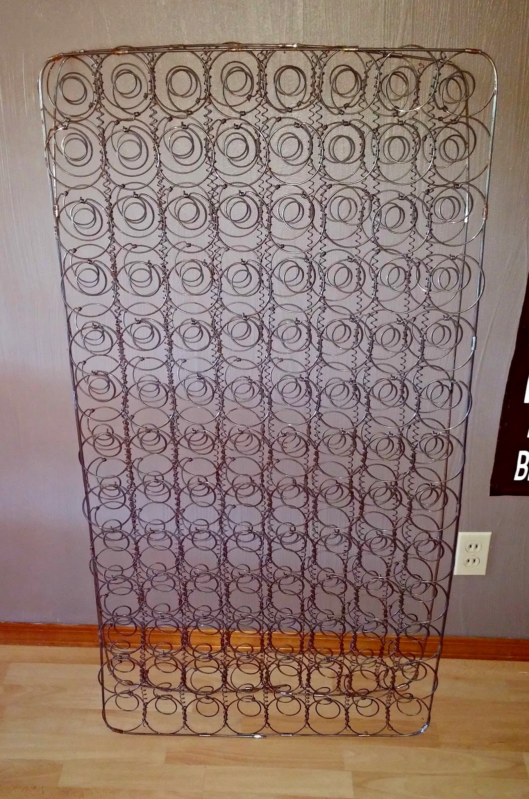 Upcycled Vintage Crib Mattress - Little Vintage Cottage