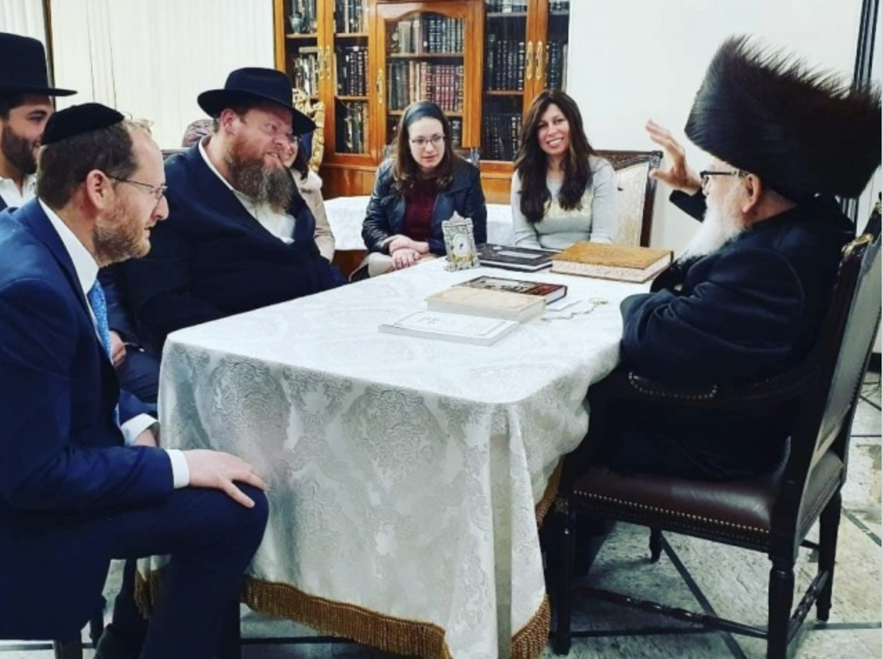 DUS IZ NIES !! Rare View...: Skverer Rebbe Meets Famous Zionist ...