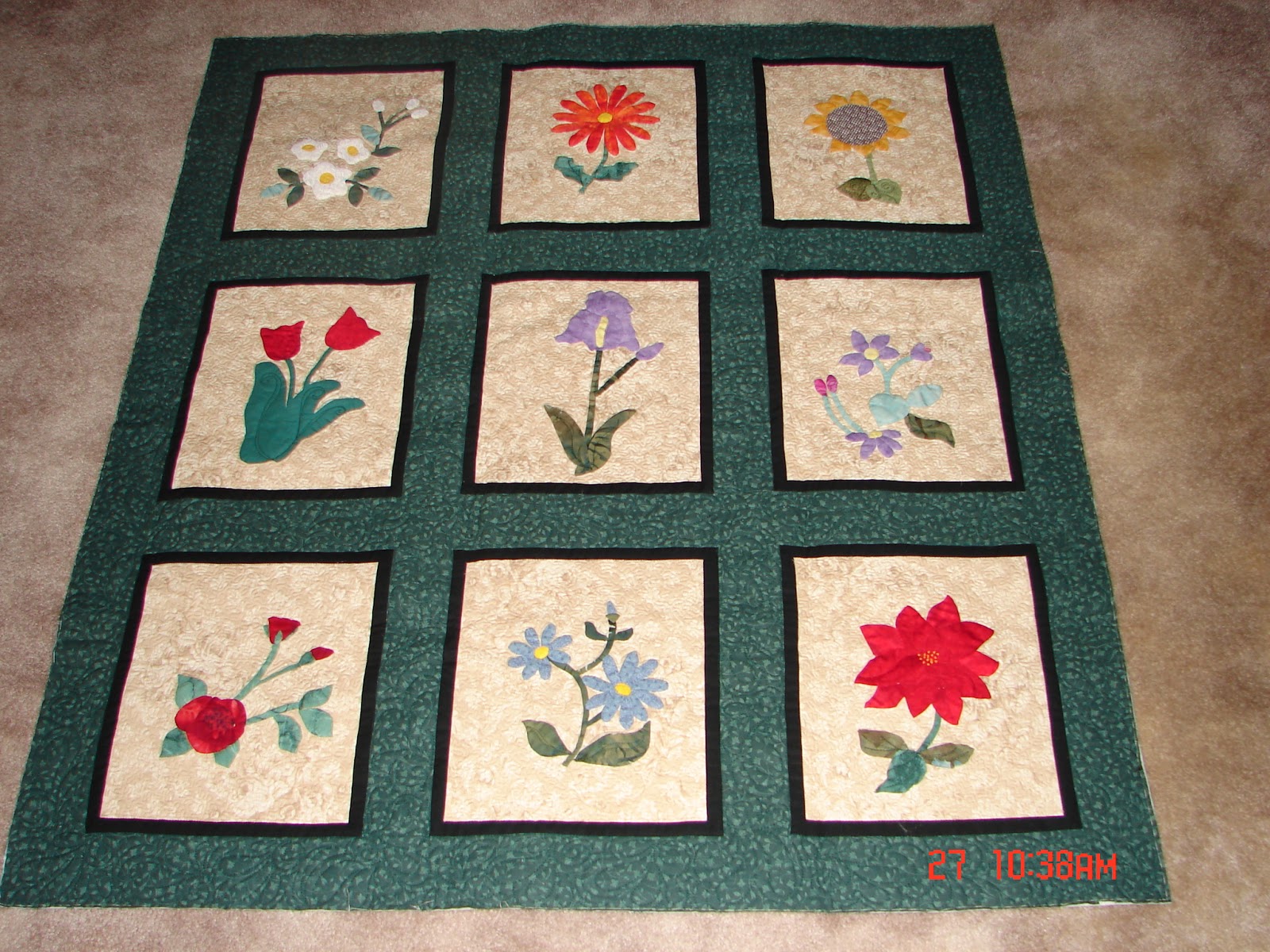 JulieKQuilts: Quilted!!