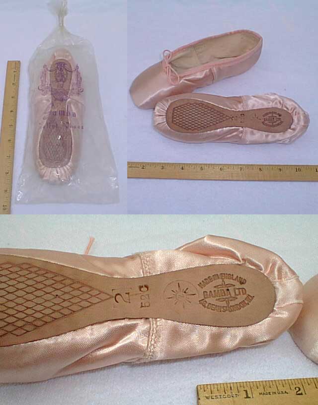 Antique Pointe Shoes: Gamba