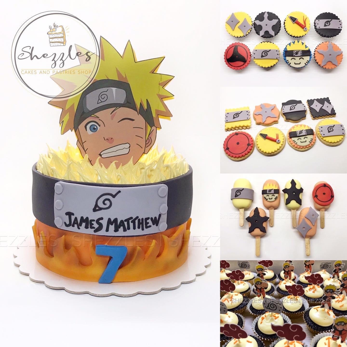 SHEZZLES | Cakes and Pastries: Naruto Theme Cake and Sweets