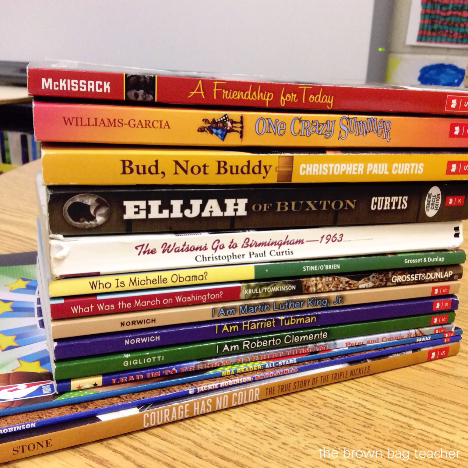 Words Have Power {Book Display} - The Brown Bag Teacher