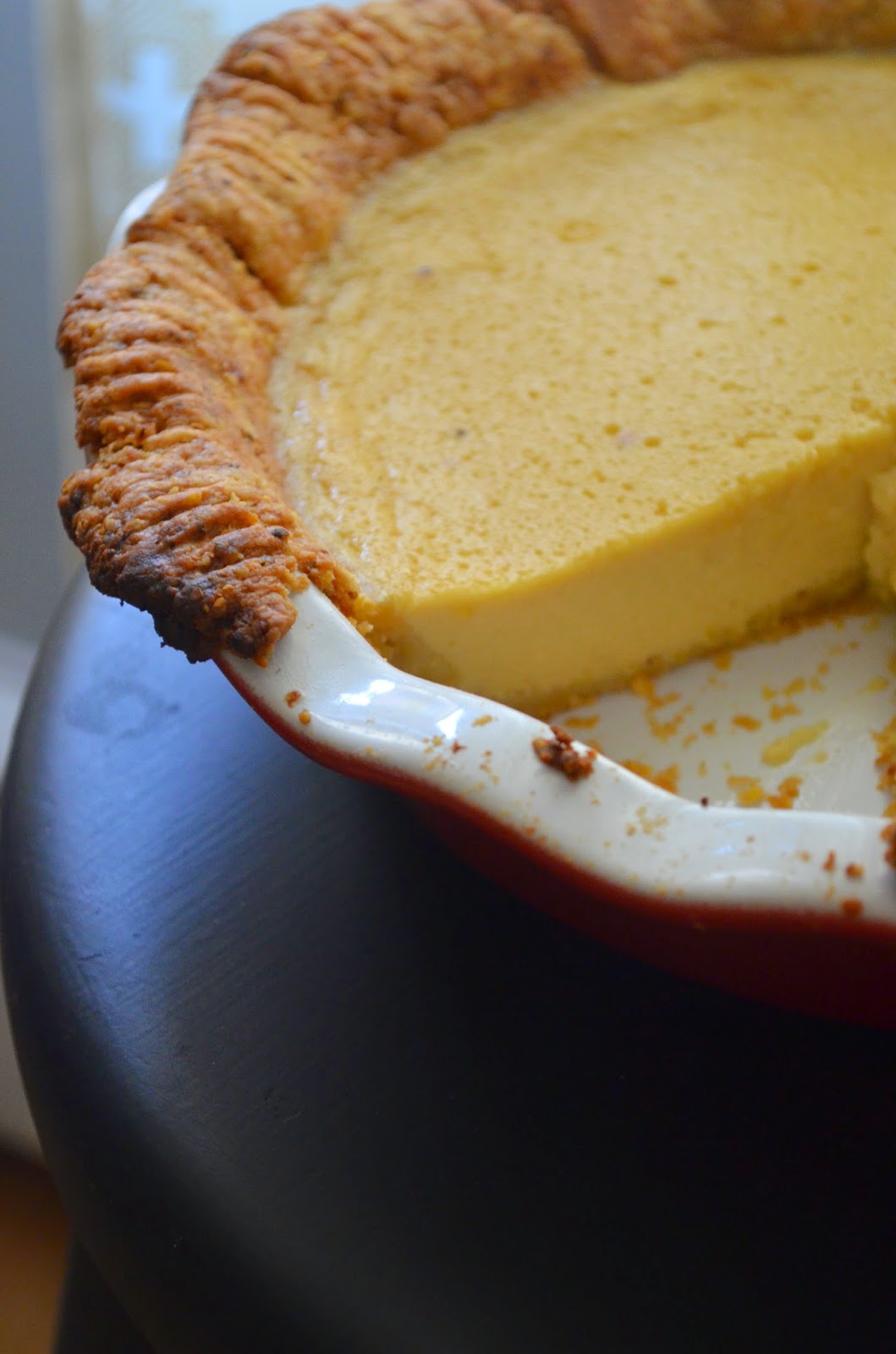 amour fou(d): maple buttermilk custard pie.