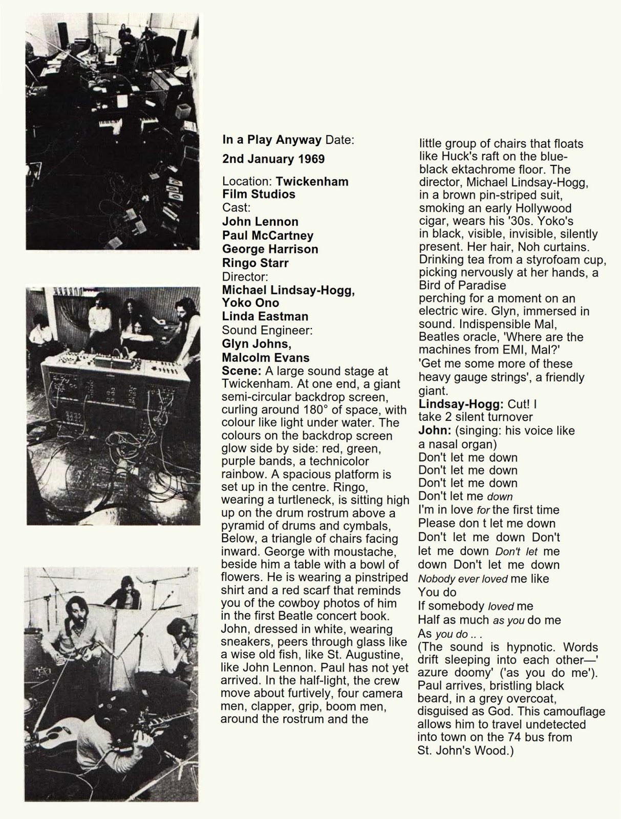 The BEATLES Illustrated: The Beatles Get Back · Book