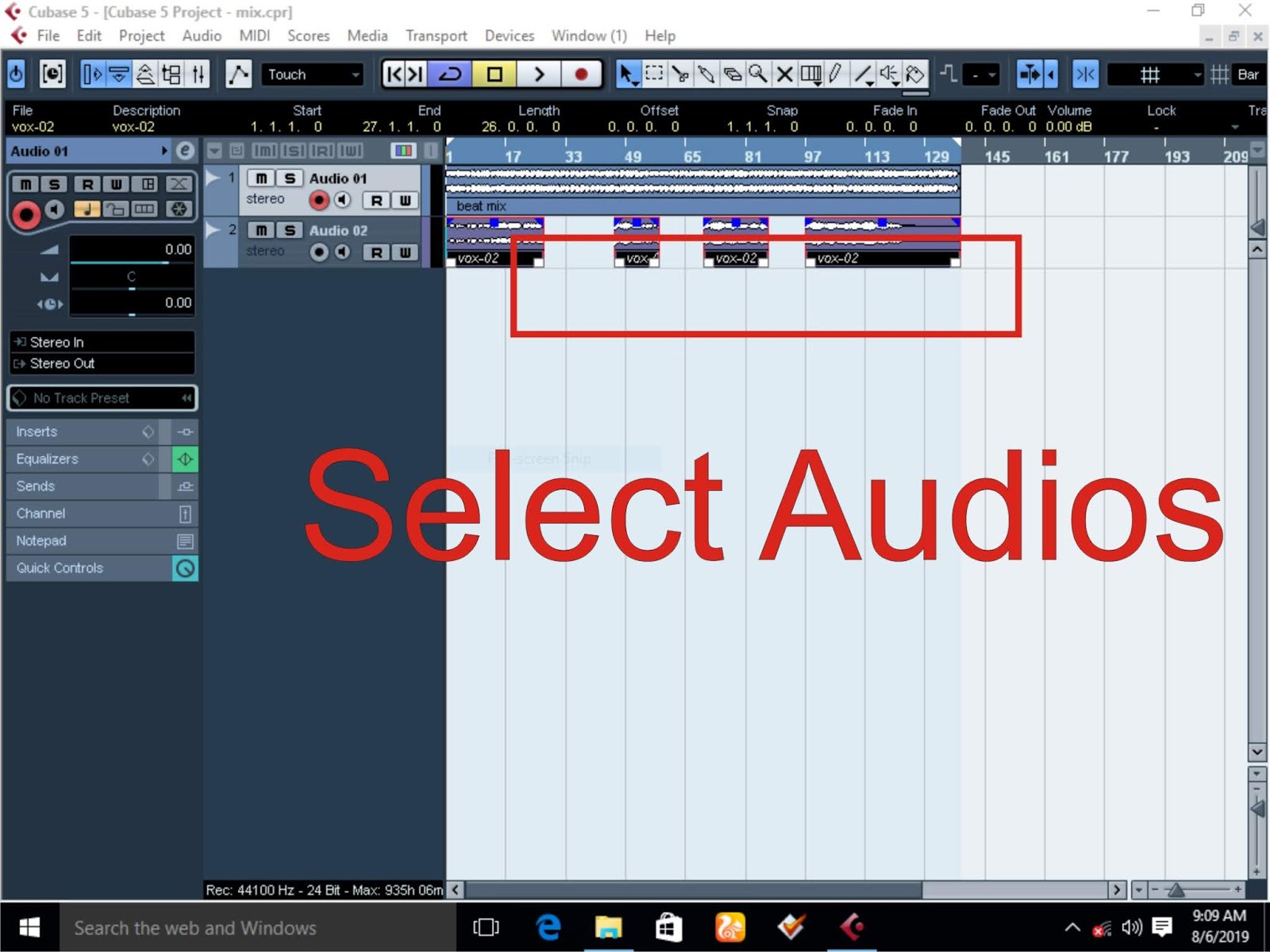 BOUNCE: what it is and how to do it in cubase 5. - Newsway