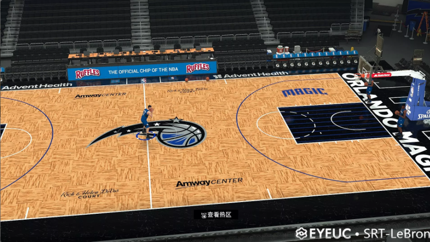 NBA 2K21 Orlando Magic Court v1.1 by SRT-Lebron