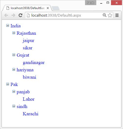 Bind TreeView with Country state and city | multiple table in ASP.NET C# Bind TreeView with Country state and city | multiple table in ASP.NET C#