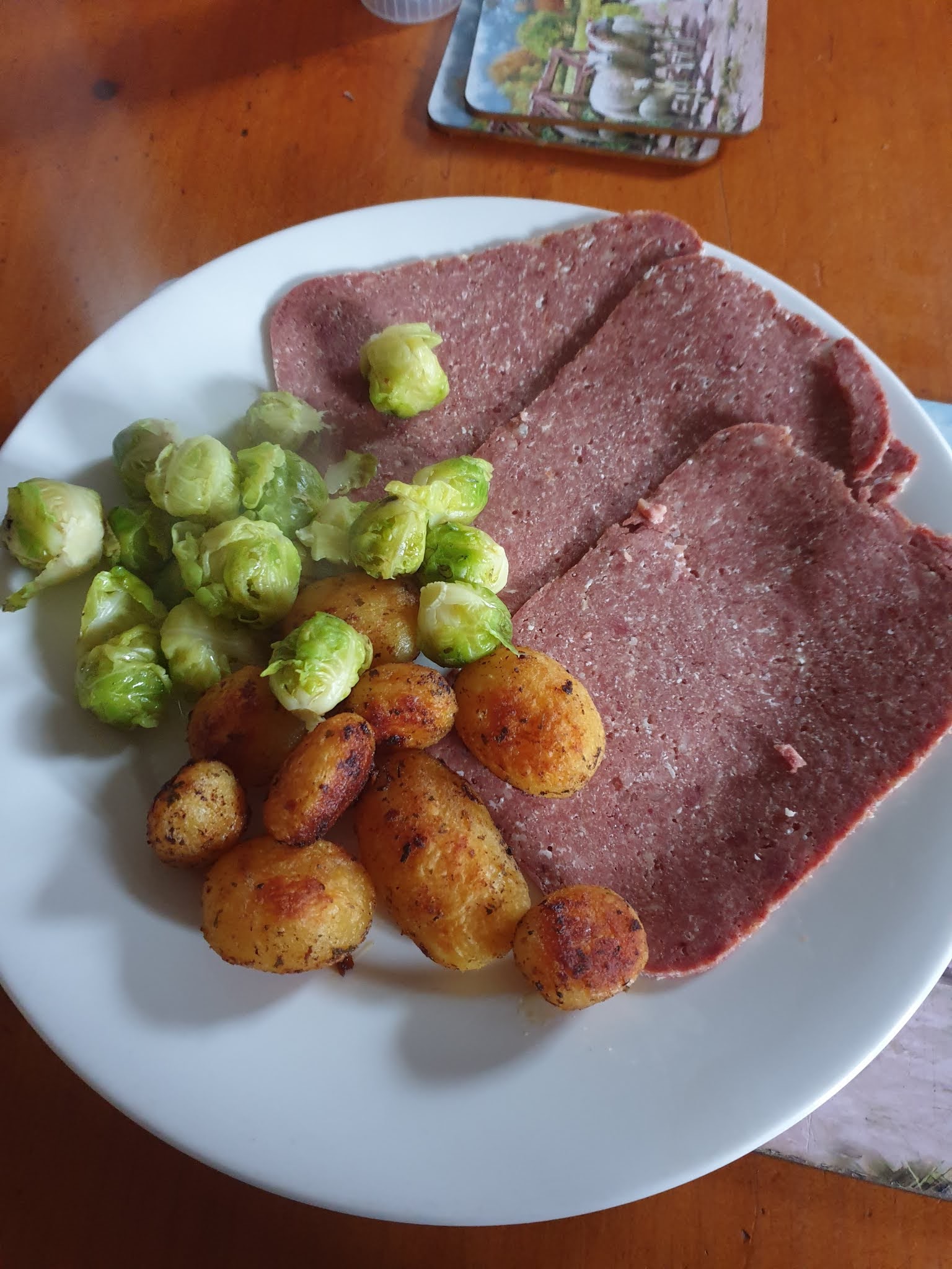 NORTHSIDER : Corned Beef, Garlic New Potatoes And Our Homegrown Brussel ...
