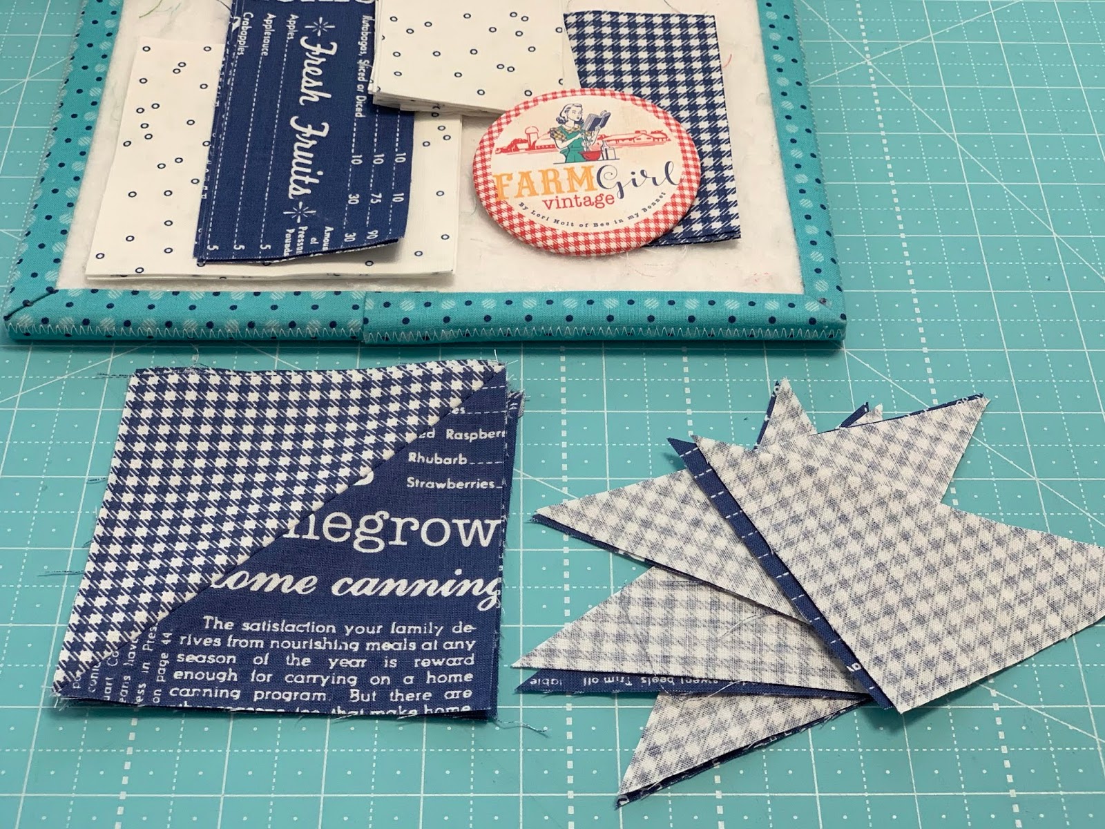 Bee In My Bonnet: Vintage Block Along - Week 35 - Twirl Block!!