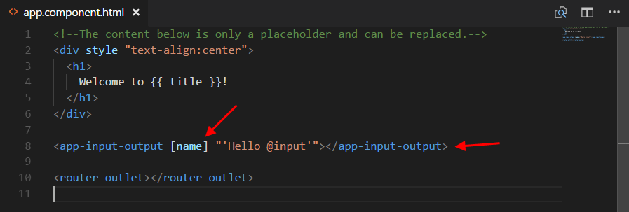 Angular Input