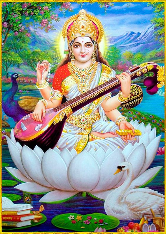 Sarasvati ~ Panteão Hindu