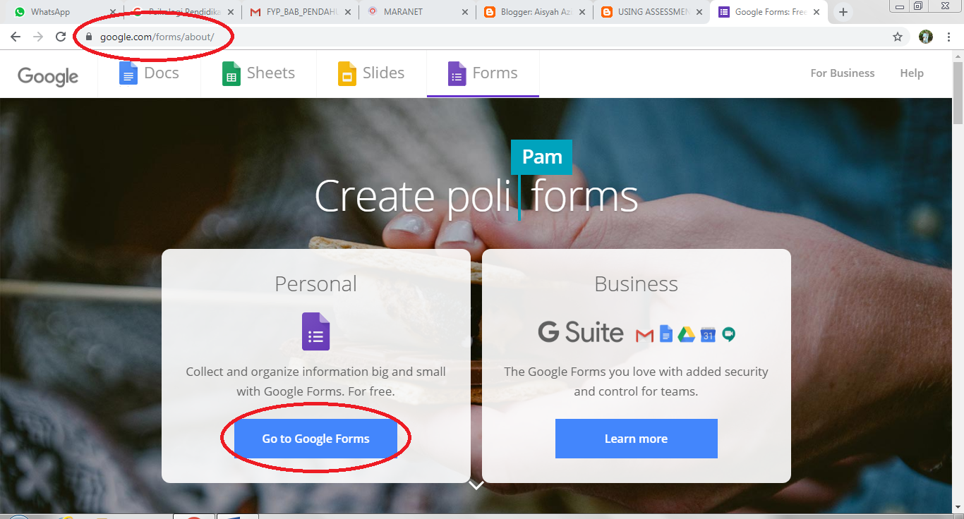 Assessment Using Google Forms - Aisyah Aziz