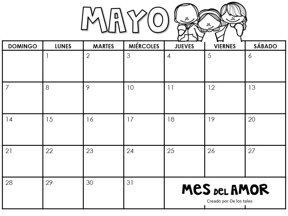 Calendarios Mayo - De los tales