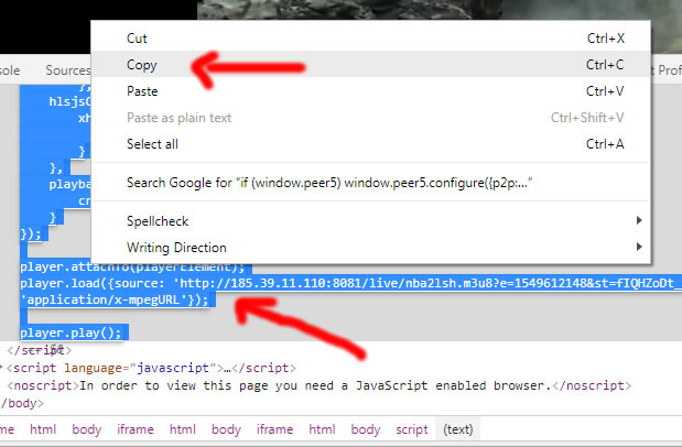 TUTORIAL: How to extract m3u8 link of a live streaming?