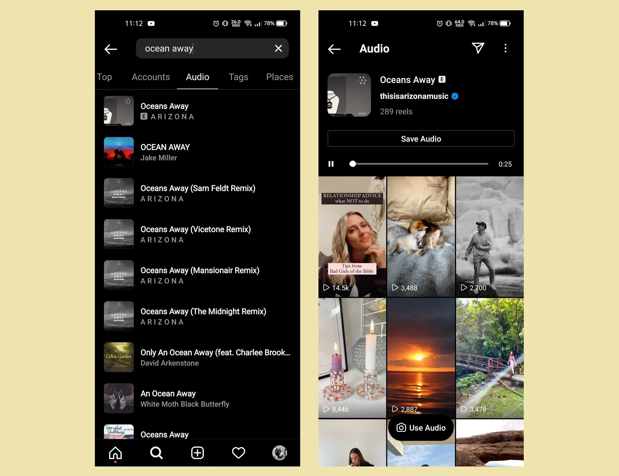 Instagram is testing its new Audio Tab in explore to help users ...