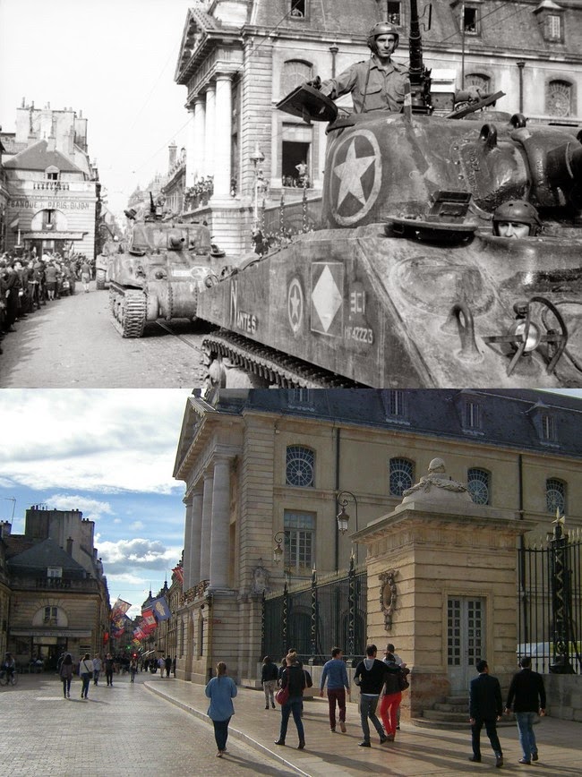 French Town Recreated Perfectly Using 70 Year Old WWII Photos - XUVOS