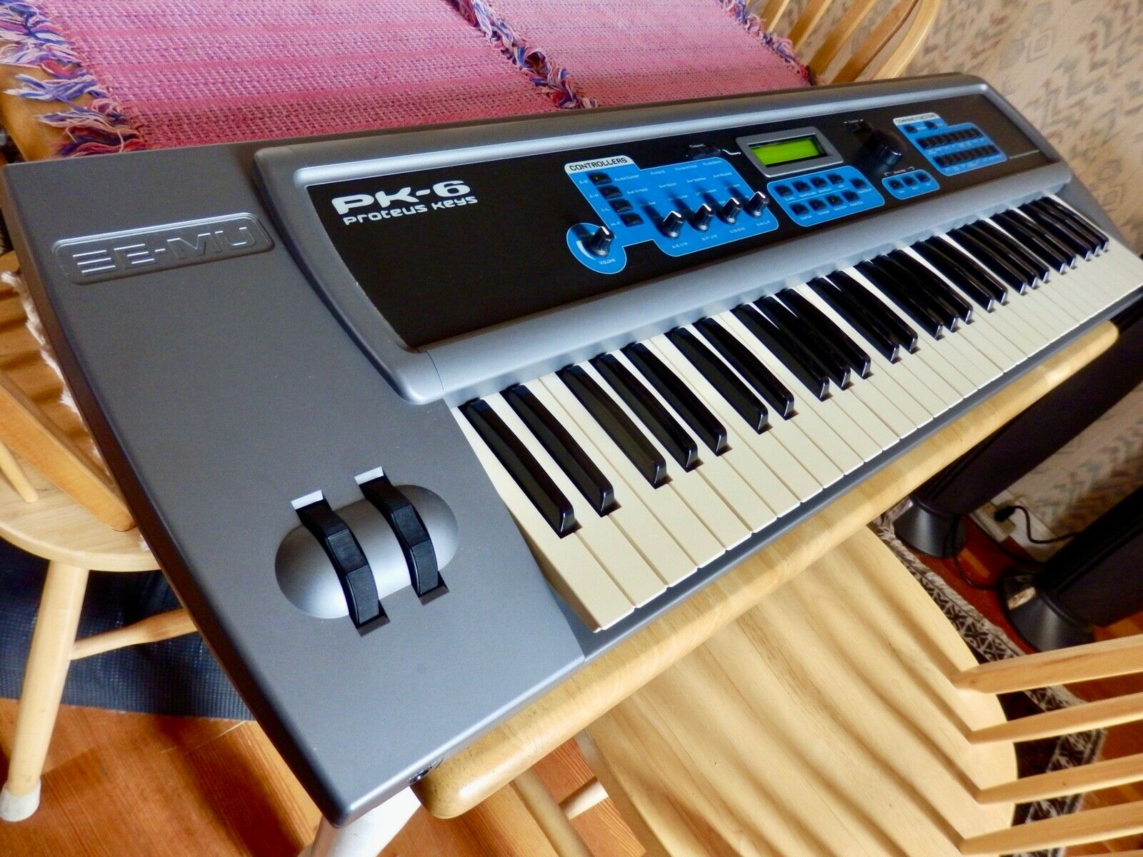 MATRIXSYNTH: EMU Ensoniq PK-6 Proteus Keys Synth w/orig PROM1 SN 060303165