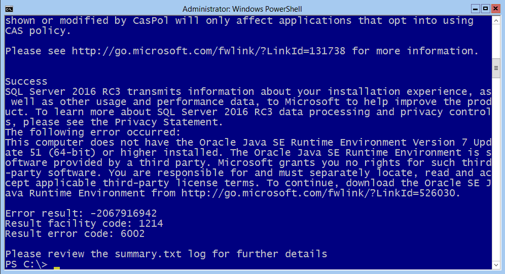 SQL Server Techniques: SQL Server Windows Core installation does not ...