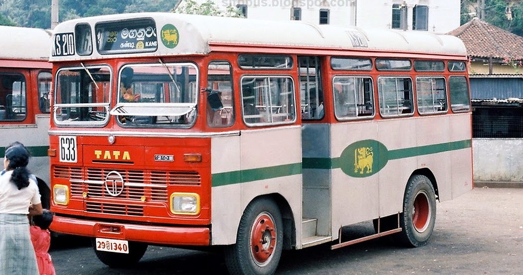 SLTB buses - ශ්‍රී ලංගම බස්: Ruby bodied TATA 1210/36 SLCTB edition bus ...