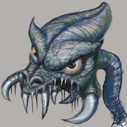 Painting with paperless: TUTORIAL MEMBUAT KEPALA MONSTER