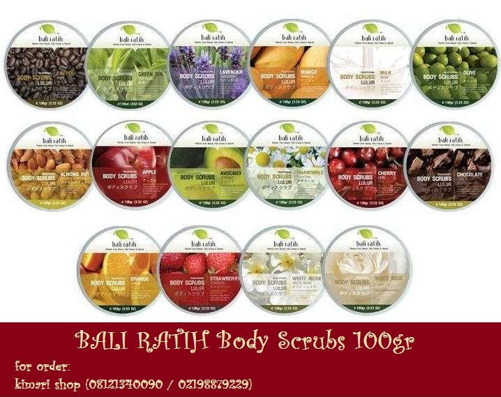 Kimari Shop: BALI RATIH Body Scrubs 100gr