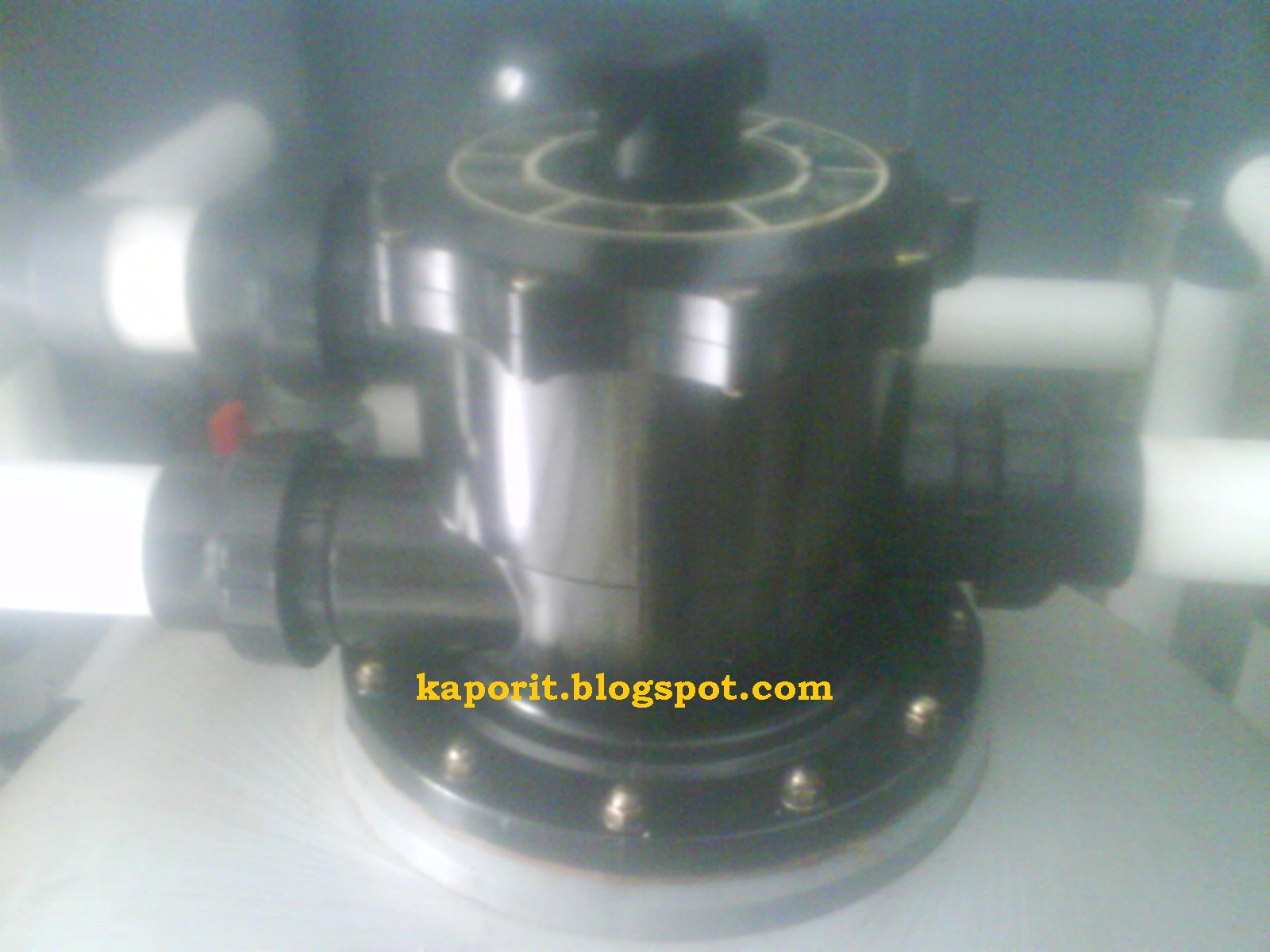 pool sand filter valve head ~ pool maintenance