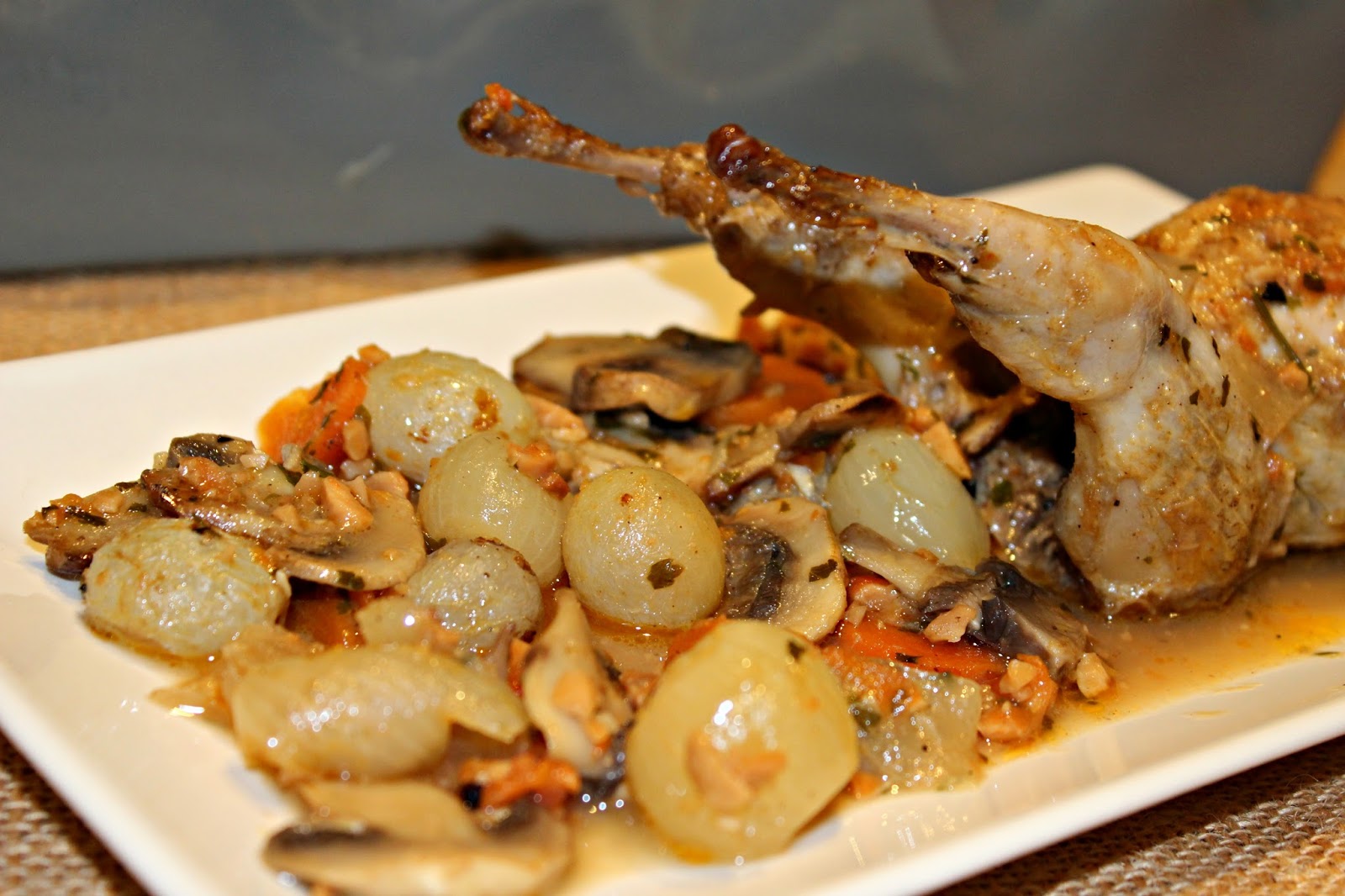 CODORNICES BAILANDO CON UVAS (ISABEL) {TU♥ RECETA EN MIS FOGONES}