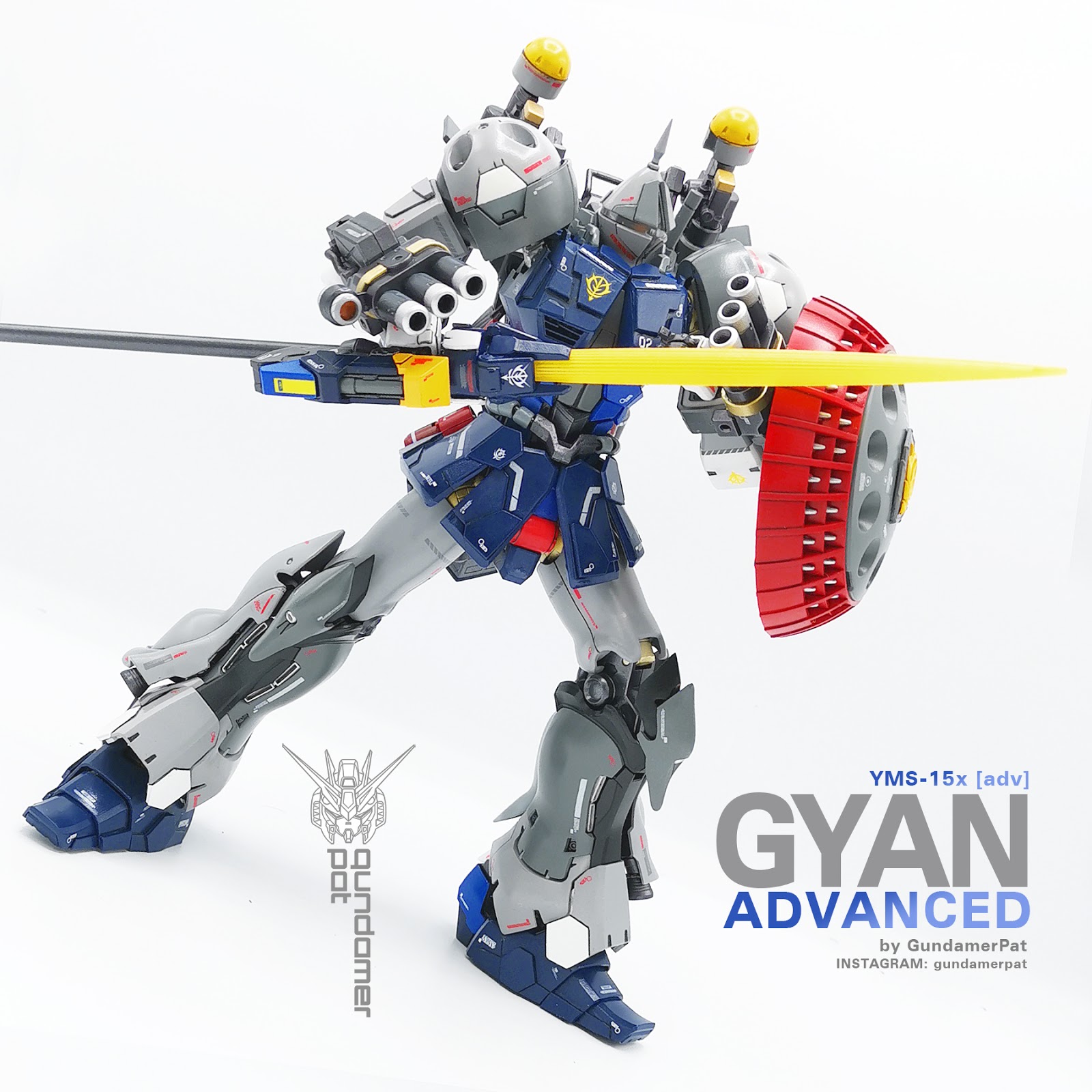 Custom Build: MG 1/100 YMS-15x [adv] Gyan Advanced
