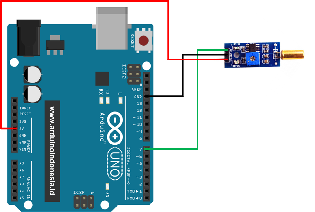 Cara Mengakses dan Pemrograman Tilt Sensor (Sensor Kemiringan) SW-520D ...