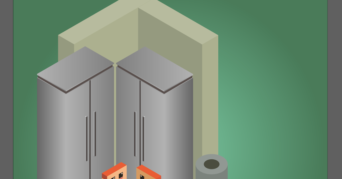 2D isometric character design