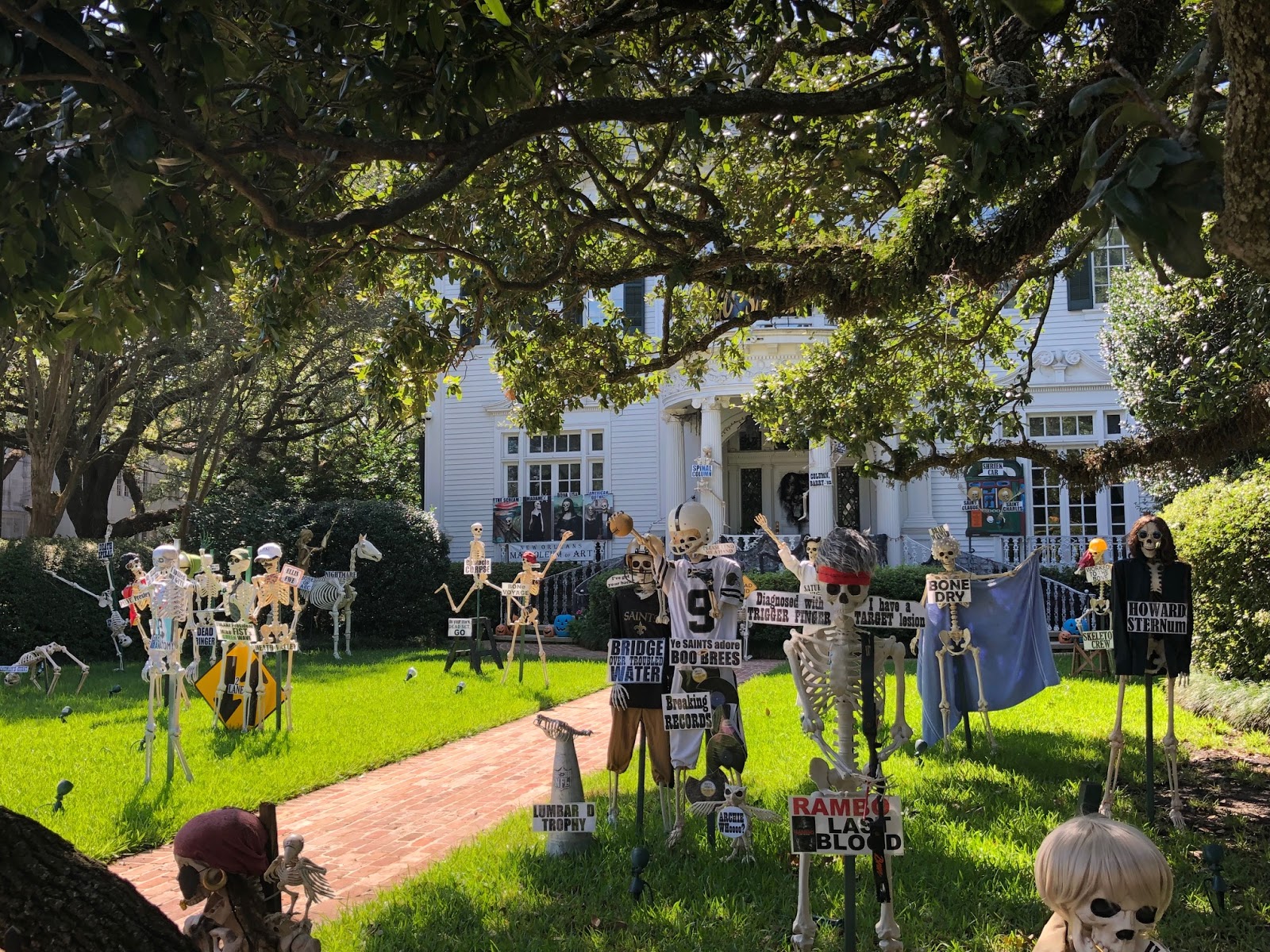 The Uptown Acorn: PUNny Skeleton House