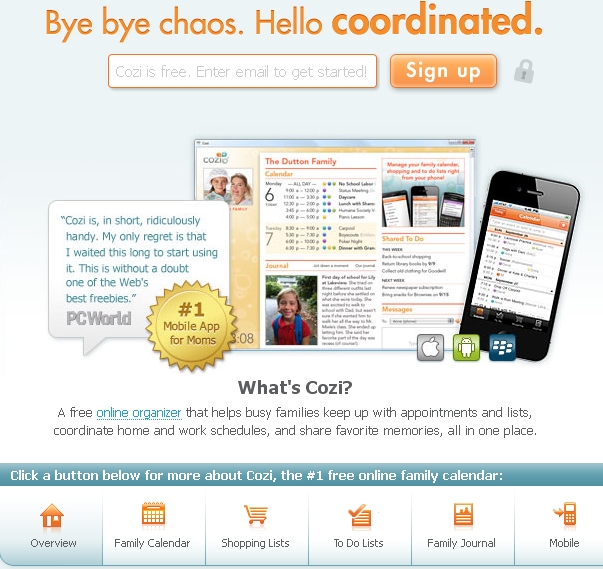 Introducing Cozi--The Best Family Planner Ever and It's Free! | Comin' Home