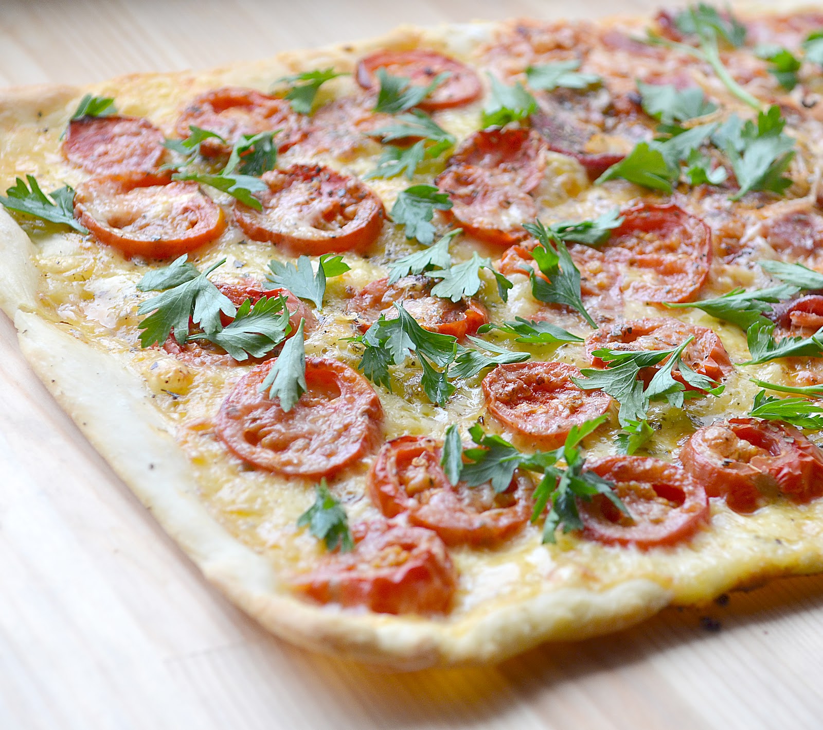 How to cook everything easy: Homemade double pizza