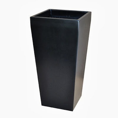 Fiberglass Pots and Planters: Vietnam tall square fiberglass pot