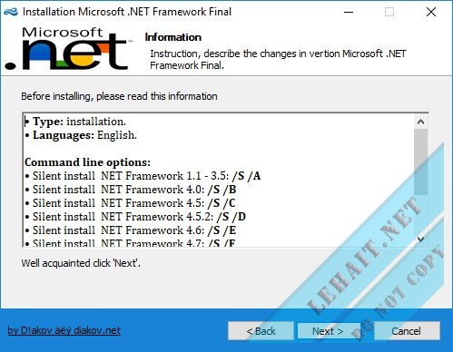 Microsoft Net Framework AIO 1.1 – 4.7.1 Final [ENG] | DATPV.COM | BLOG ...