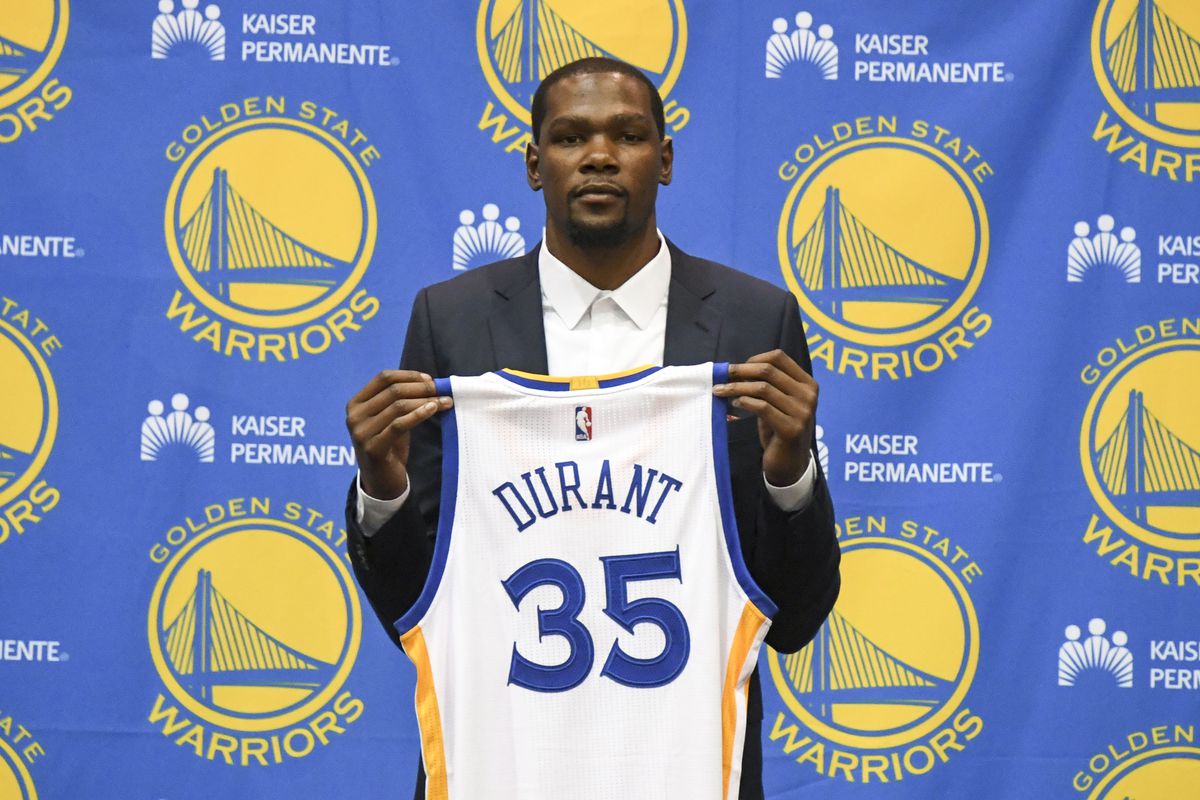 KD joins the Warriors
