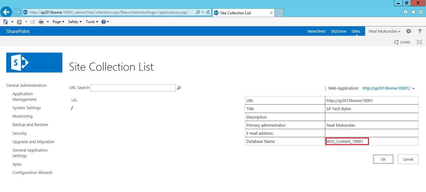 Neal Mukundan Sharepoint 2013 The Content Databases Tables And Sql Queries