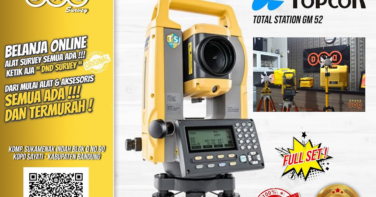 Total Station - Alat Survey, Topcon, Sokkia, Nikon, Trimble