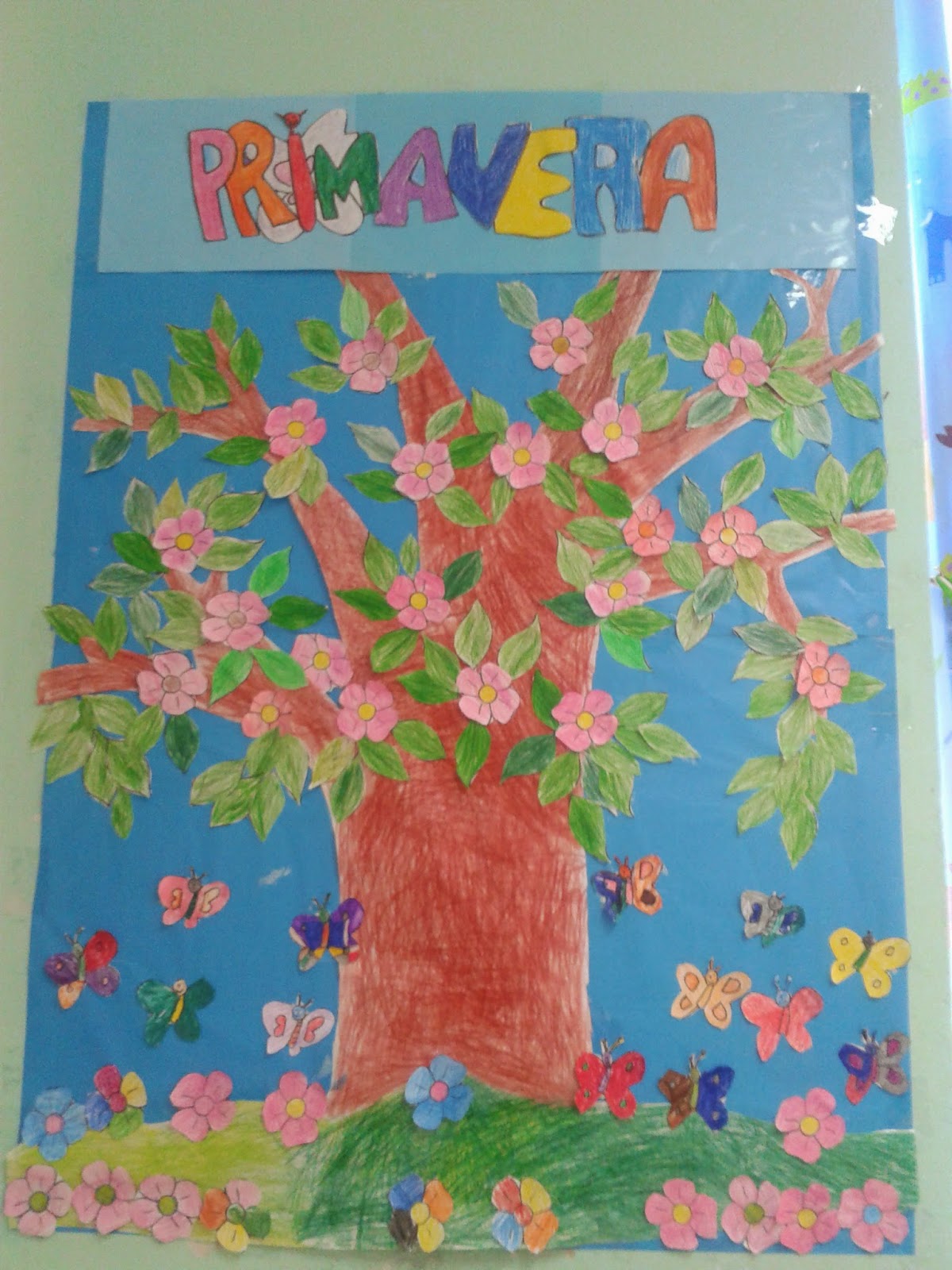 LOS PEQUES DE FELI: NUESTROS MURALES DE LA PRIMAVERA