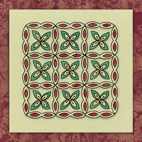 Time for Tangling: Today's Tangles - Batiki & Barquillos